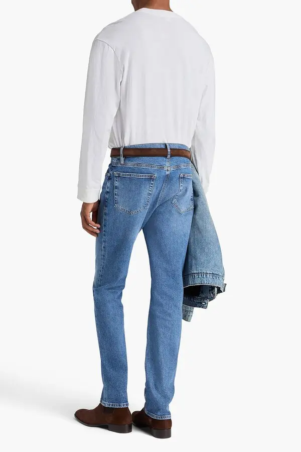 FRAME Modern Straight Denim Jeans - Mid Denim