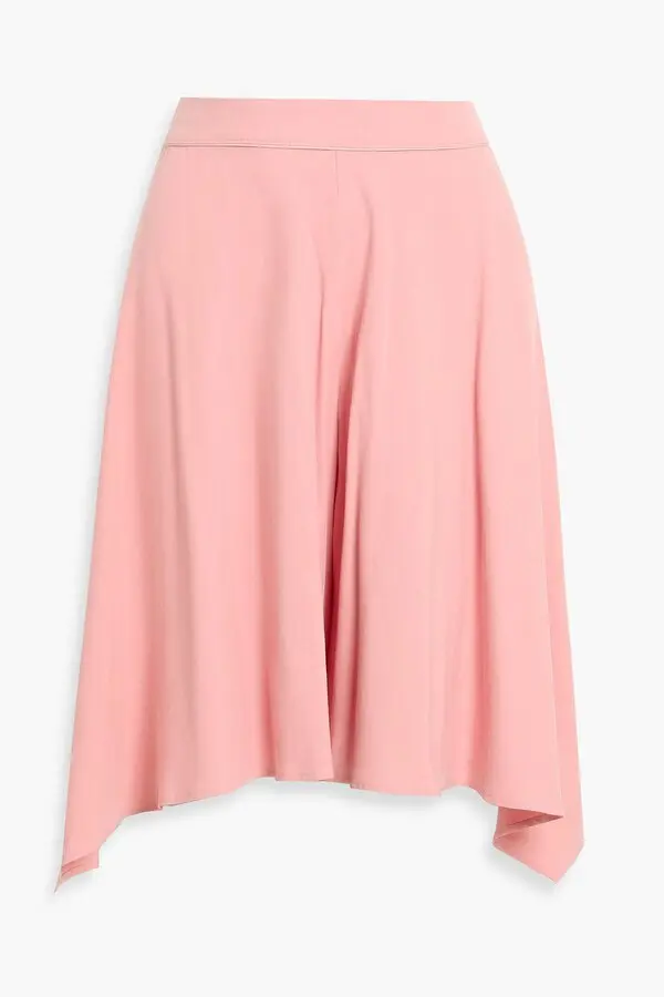Max Mara Fenice Draped Silk-crepe Shorts