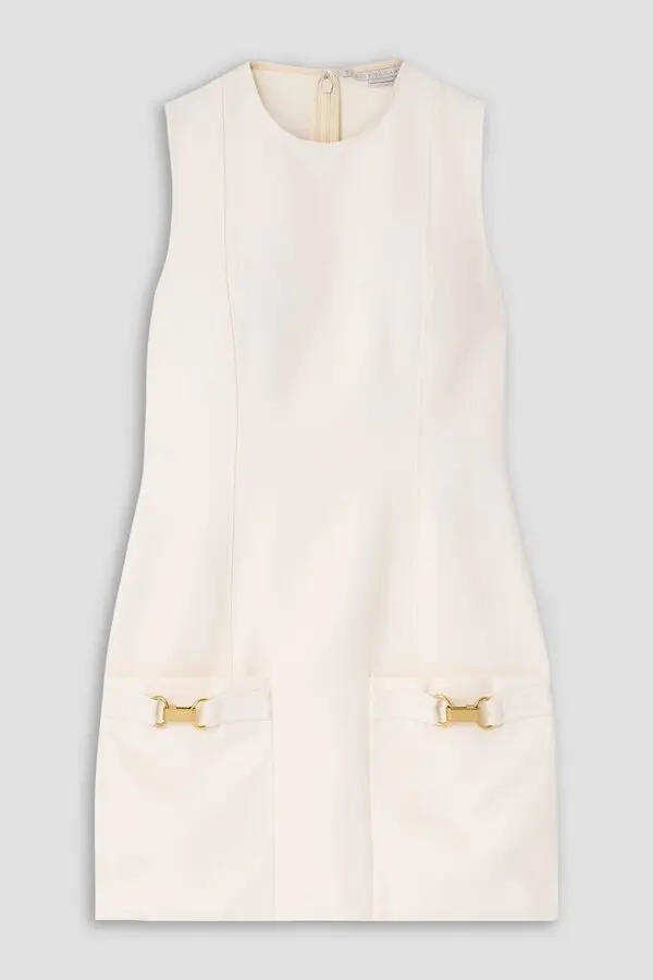 Stella McCartney Embellished Drill Mini Dress