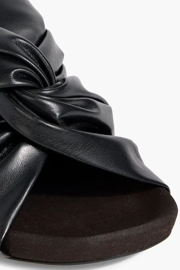 Stella McCartney Terra Twisted Mules - Black