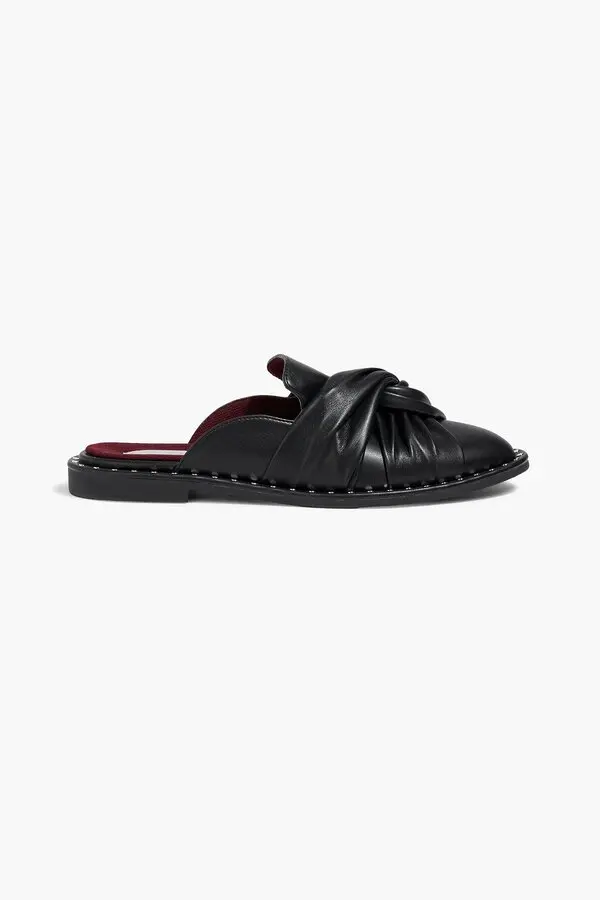 Stella McCartney Falabella Twisted Slippers - Black