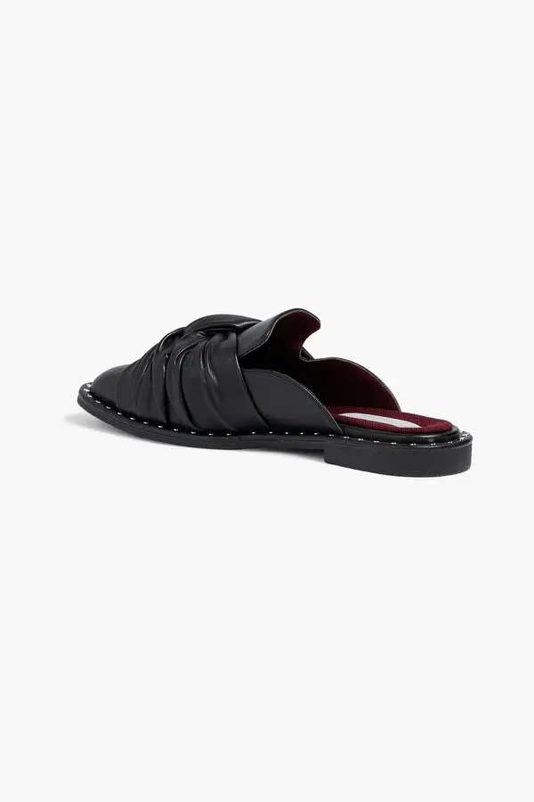 Stella McCartney Falabella Twisted Slippers - Black
