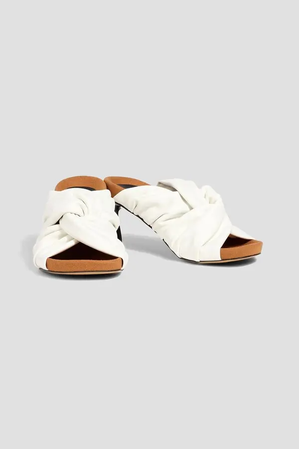 Stella McCartney Terra Twisted Mules - White