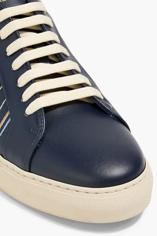 Paul Smith Striped Leather Sneakers