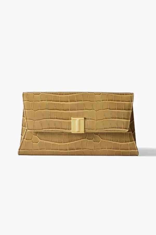TOM FORD Nobile Croc-effect Clutch