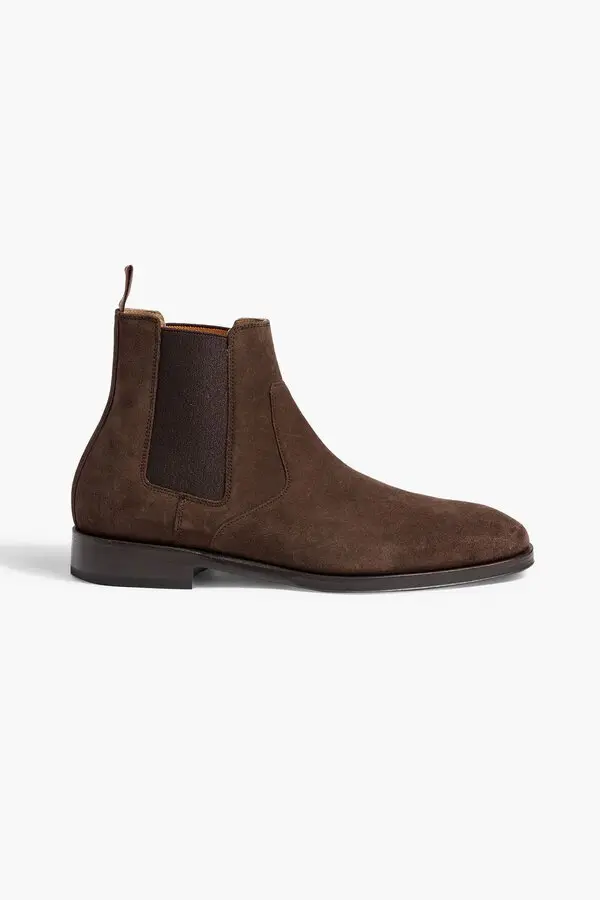 Paul Smith Lawson Suede Chelsea Boots - Chocolate
