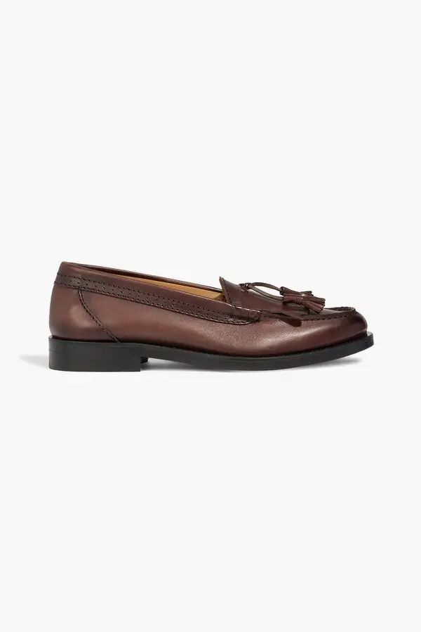 Paul Smith Brill Fringed Leather Loafers