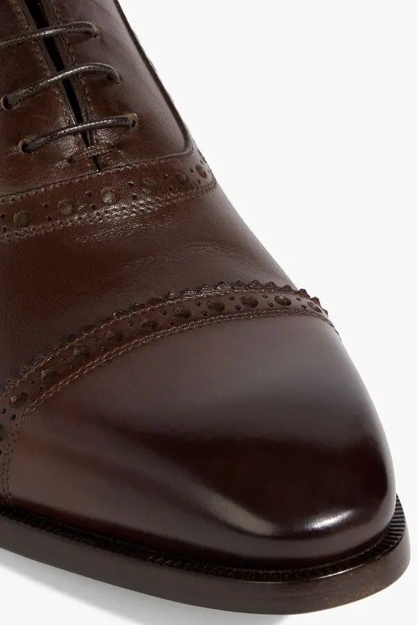 Dunhill Leather Oxford Shoes