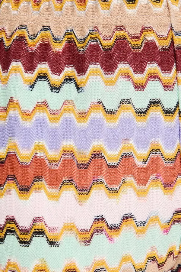 Missoni Crochet-knit Cotton-blend Flared Pants - Multicolor