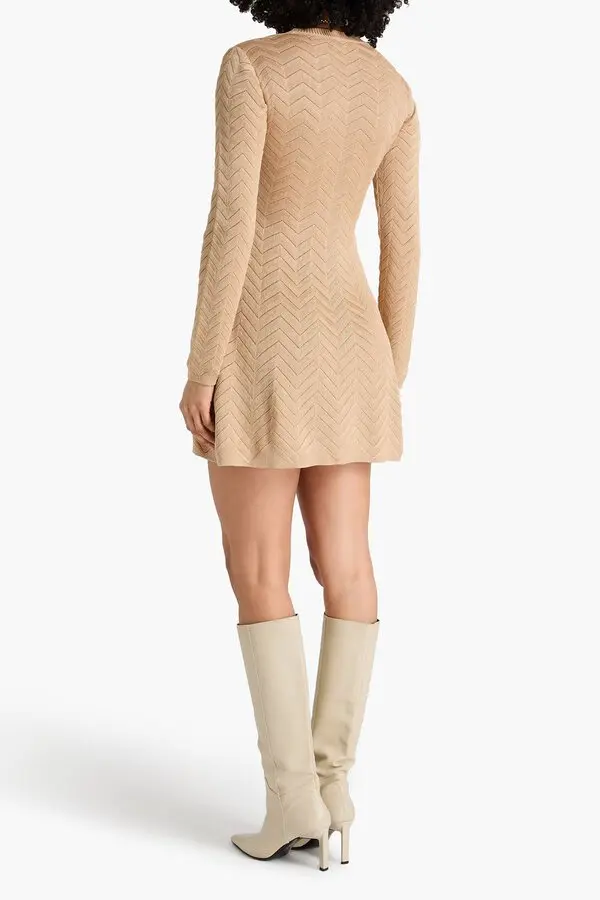 Missoni Crochet-knit Cotton-blend Mini Dress