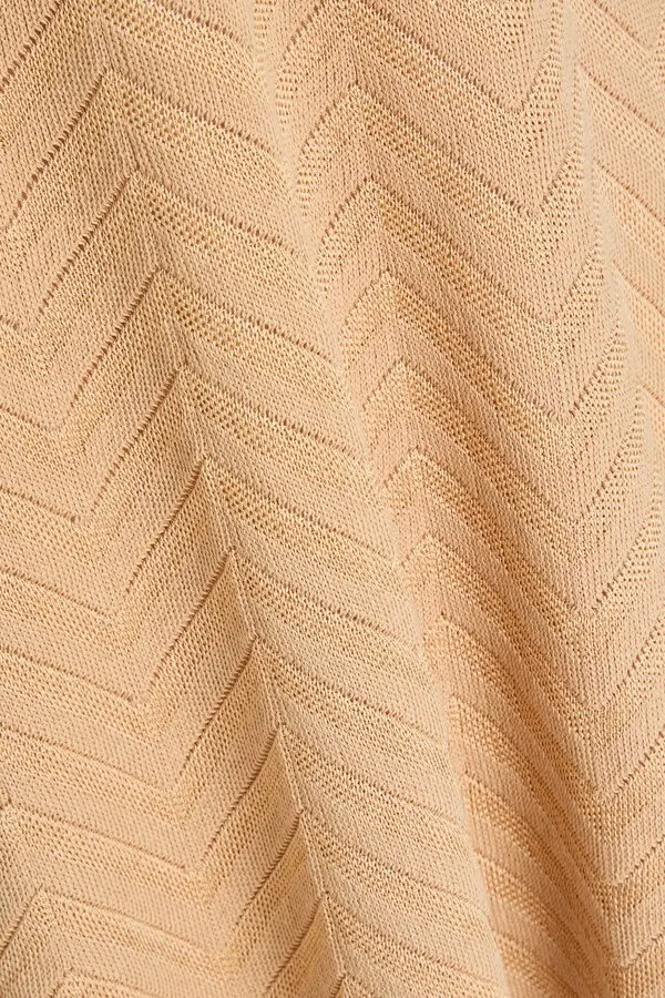 Missoni Crochet-knit Cotton-blend Mini Dress