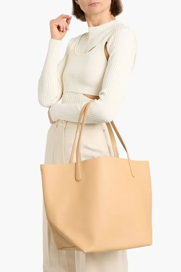 MANSUR GAVRIEL Everyday Small Leather Tote - Sand