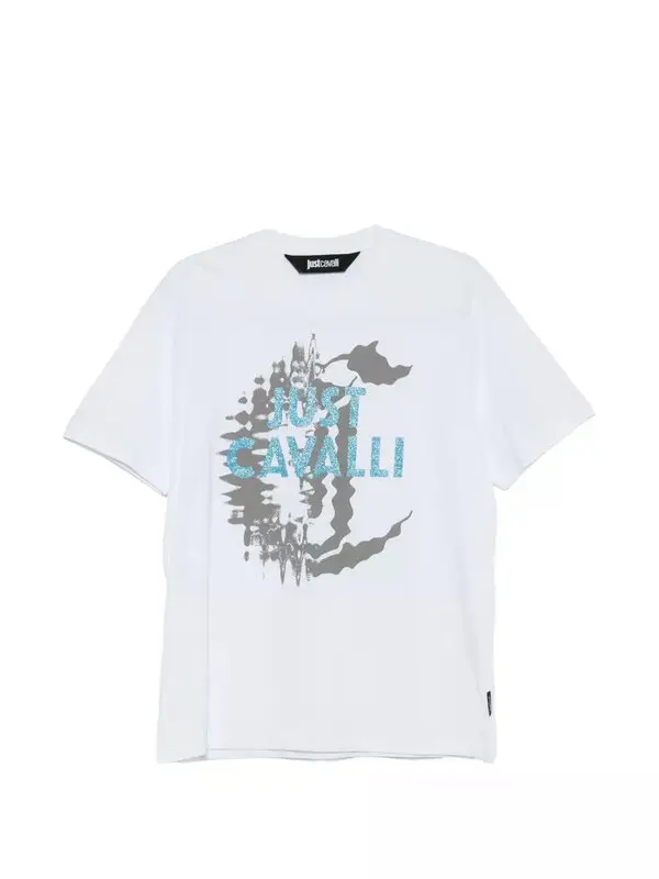 Just Cavalli Graphic T-shirt - White