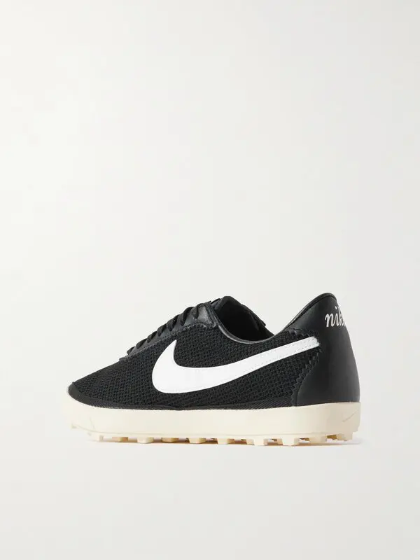 Nike Astrograbber Leather-trimmed Mesh Sneakers