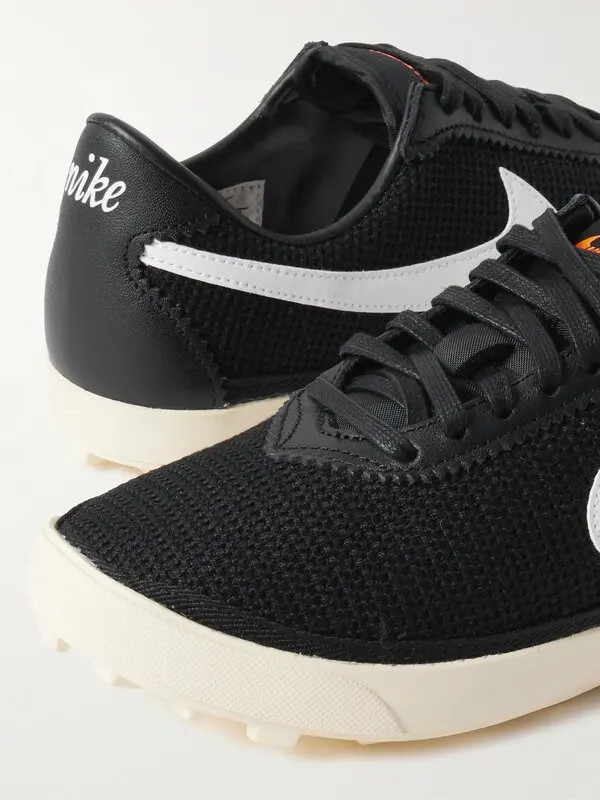 Nike Astrograbber Leather-trimmed Mesh Sneakers