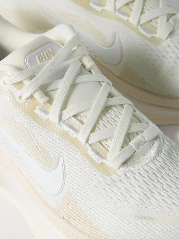 Nike Leather And Rubber-trimmed Mesh Sneakers - Neutrals