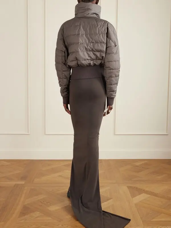 Rick Owens Moncler Appliquéd Quilted Shell Down Jacket