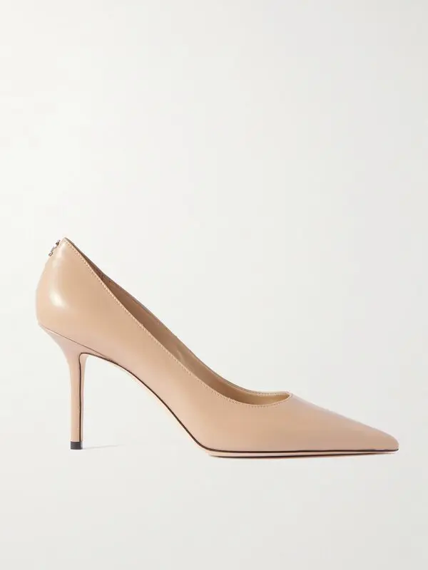 JIMMY CHOO Love 85 Leather Pumps - Neutrals