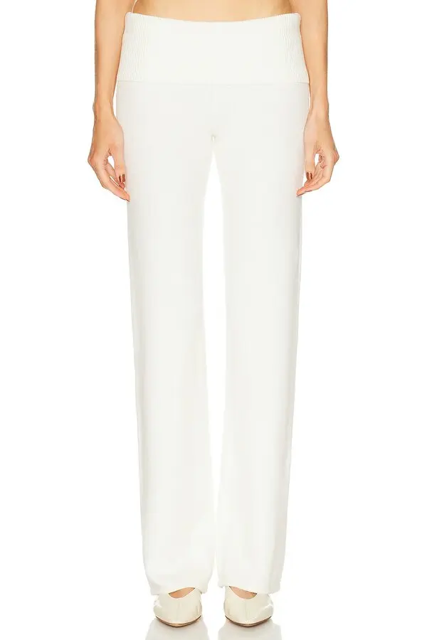 SKIMS Wool Cashmere Pant - Ivory