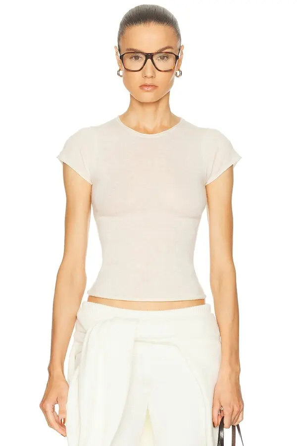 SKIMS Sheer Cashmere T-shirt