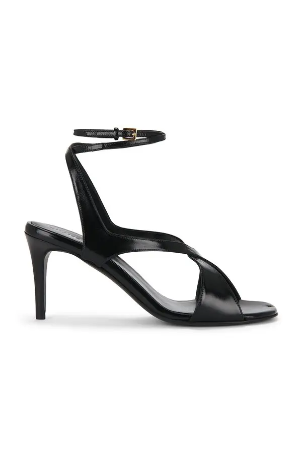 Khaite Liria Ankle Strap 75 Sandal - Black