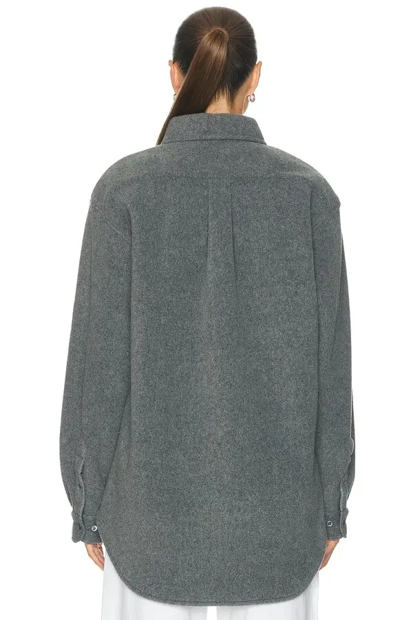 Miu Miu Popeline Shirt - Grigio