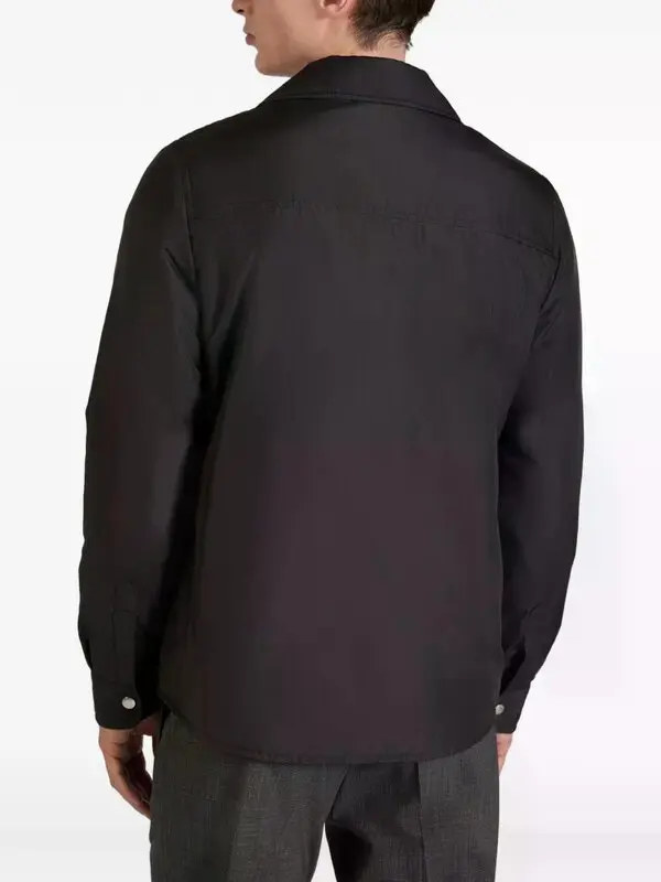 SLOWEAR Padded Shirt Jacket - Black