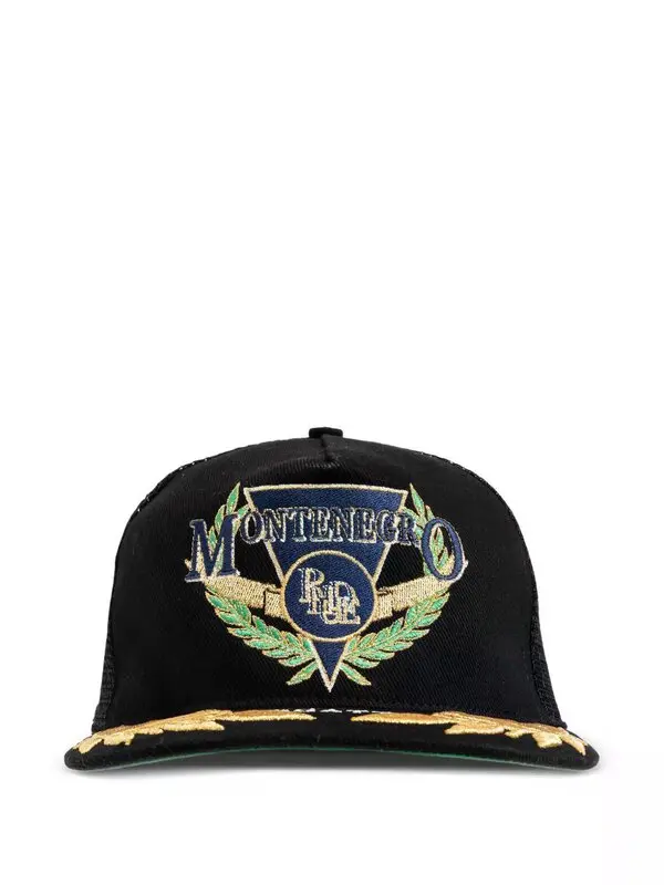 Rhude Embroidered Baseball Cap - Black