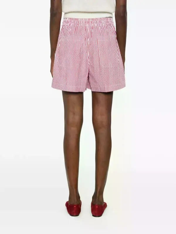 P.a.r.o.s.h Striped Shorts - Red