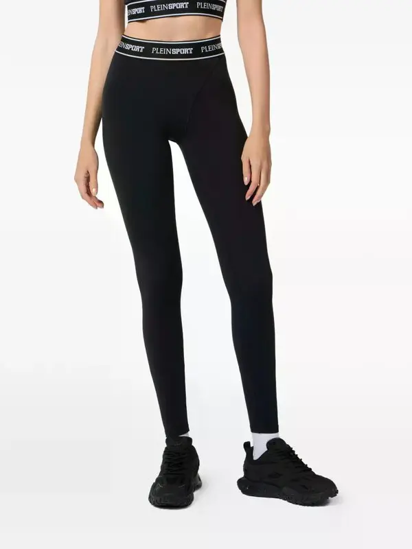 PLEIN SPORT Logo Elastic Leggings