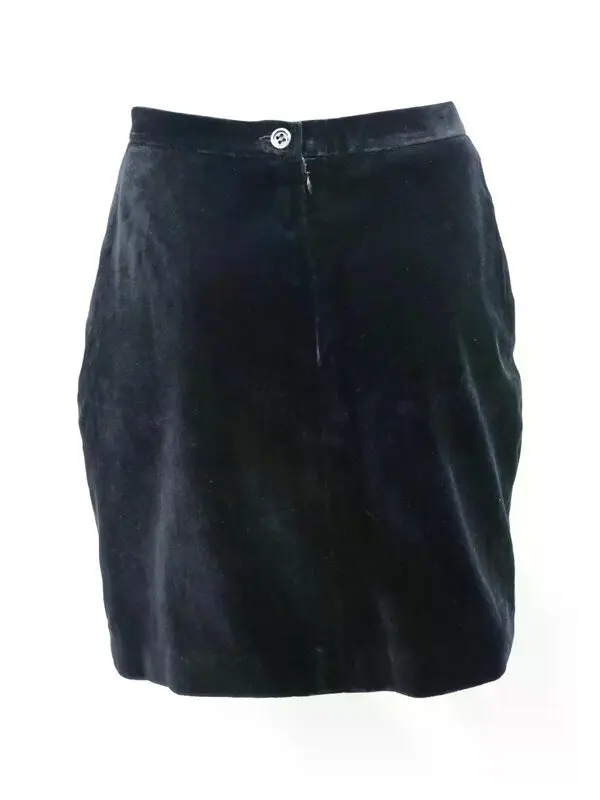 JOSEPH Velvet Pencil Mini Skirt