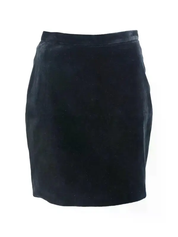 JOSEPH Velvet Pencil Mini Skirt