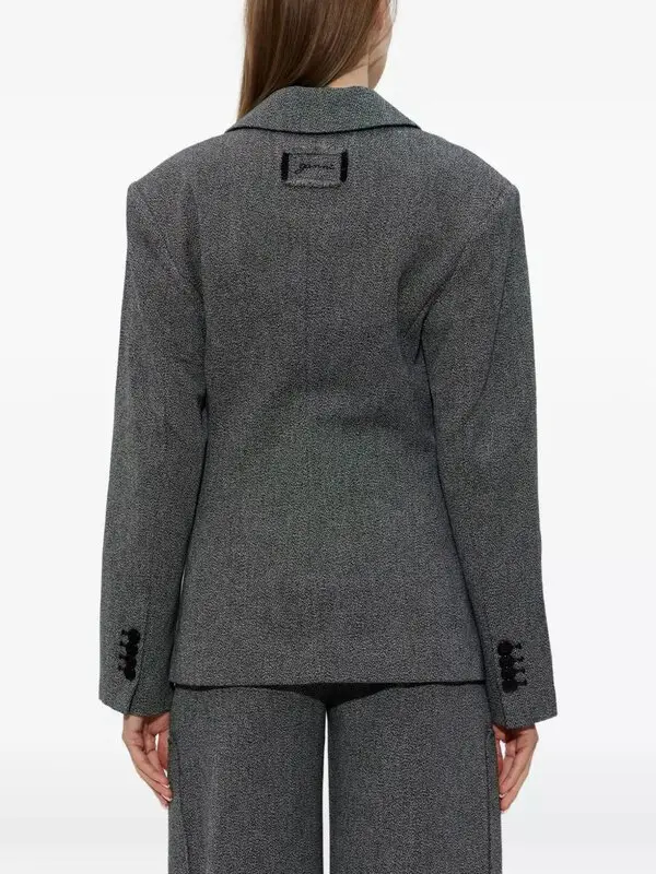 GANNI Long-sleeve Buttoned Blazer