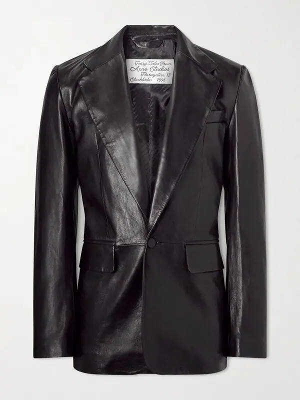 Acne Studios Leather Blazer
