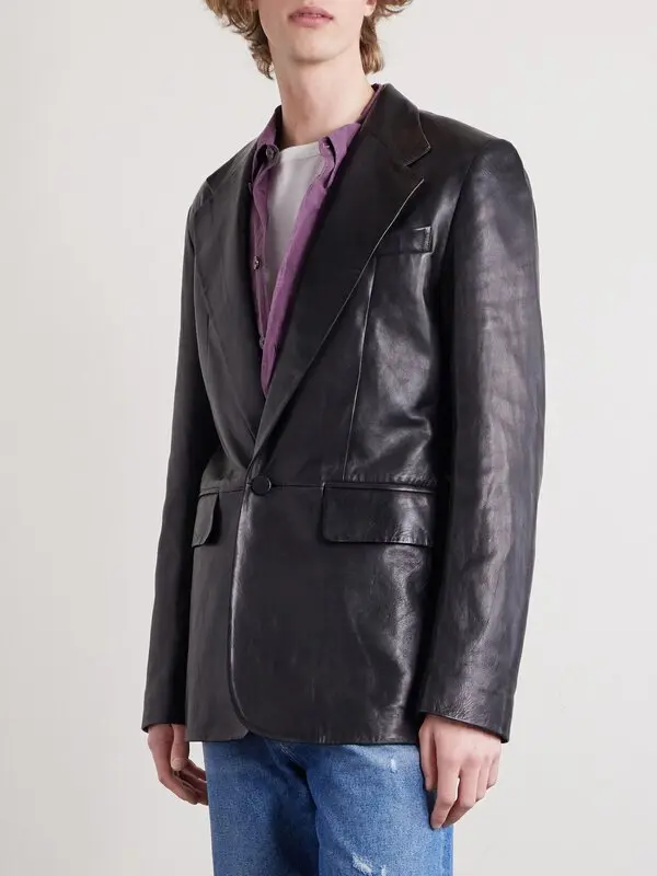 Acne Studios Leather Blazer