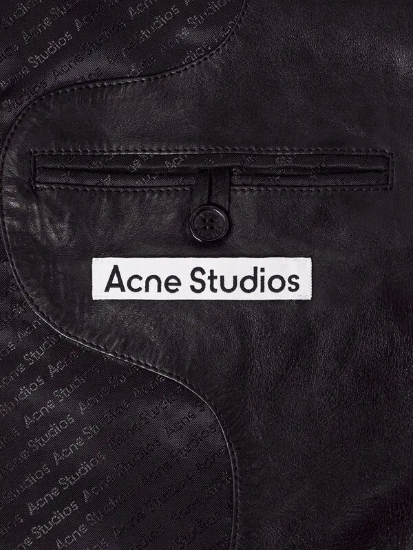 Acne Studios Leather Blazer