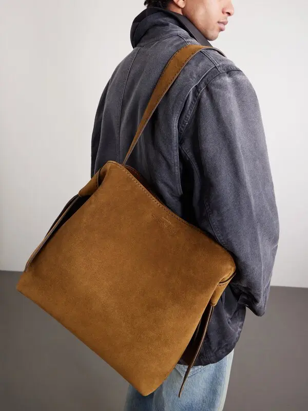 Acne Studios Musubi Suede Shoulder Bag