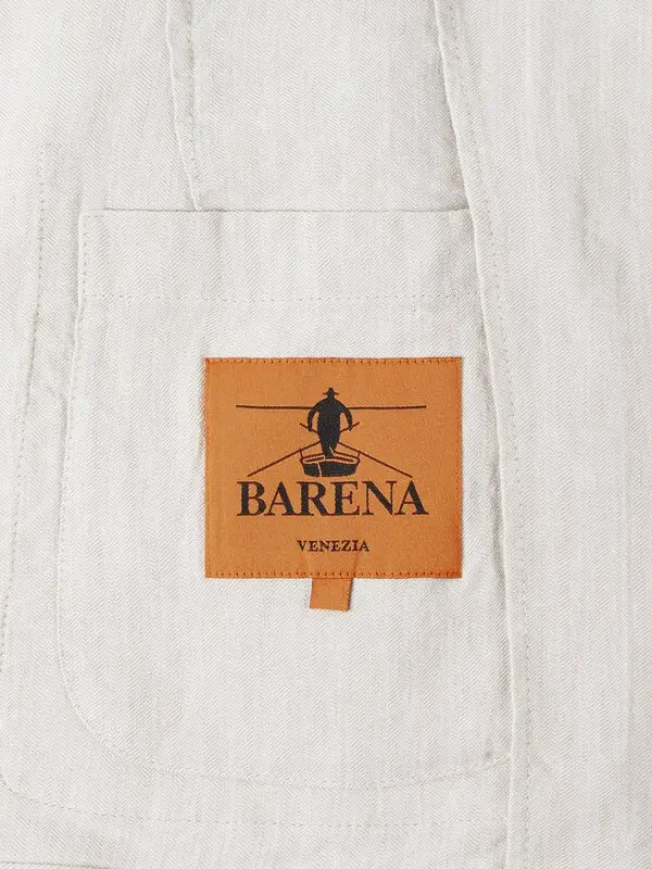 Barena Venezia Herringbone Suit Jacket