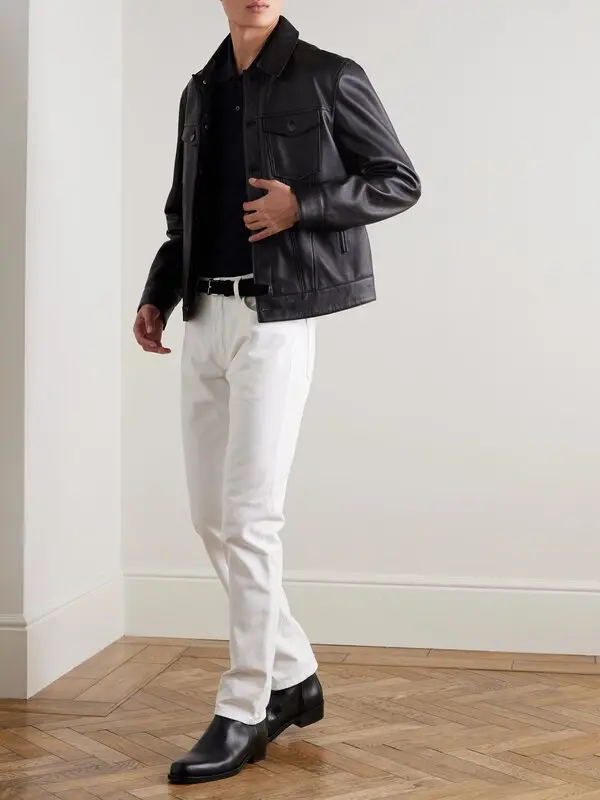 Mr P. Silk And Cotton-blend Polo Shirt