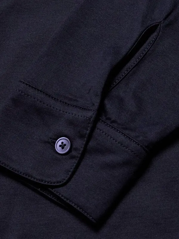 Mr P. Silk And Cotton-blend Polo Shirt