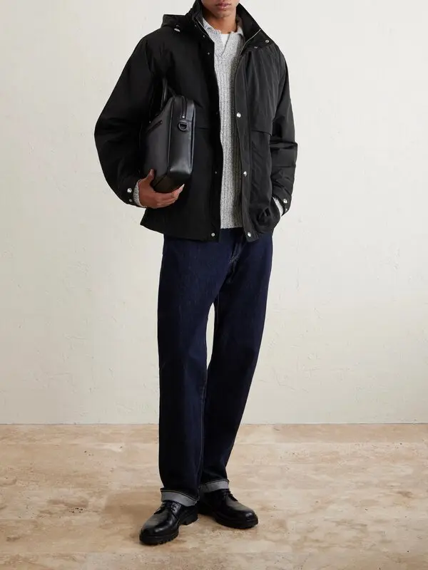 Mr P. Recycled-shell Hooded Jacket