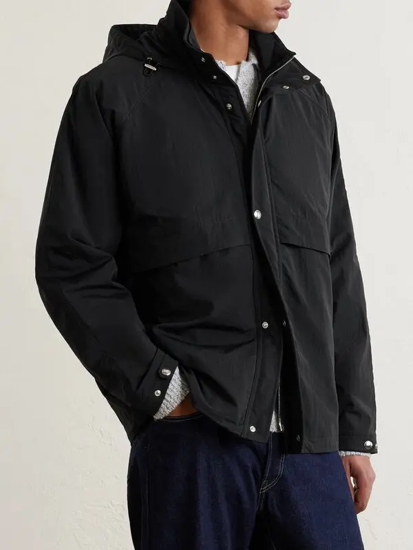 Mr P. Recycled-shell Hooded Jacket
