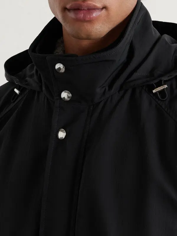 Mr P. Recycled-shell Hooded Jacket