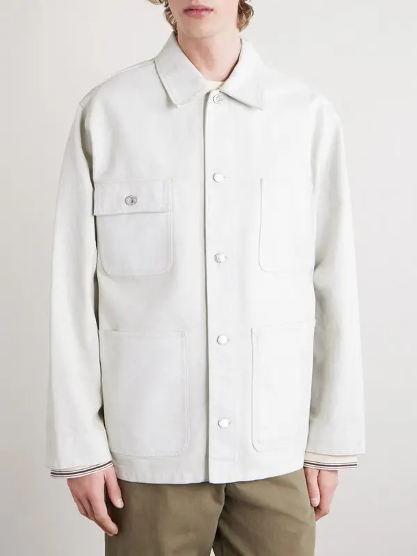 A.p.c. Cotton-canvas Overshirt - Neutrals