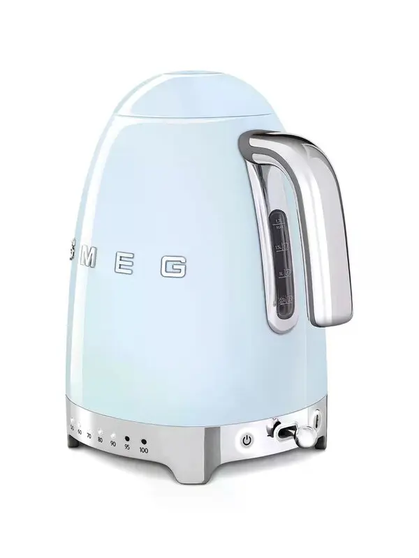 SMEG Chrome-handle Kettle - Blue