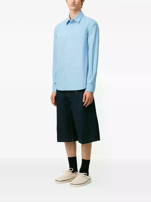 AMI Paris De Coeur Logo-embroidered Shirt