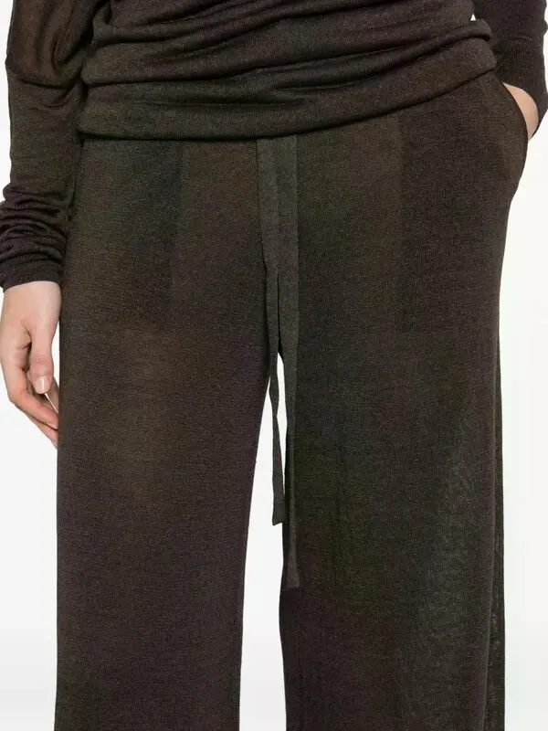 P.a.r.o.s.h Drawstring Palazzo Pants - Brown