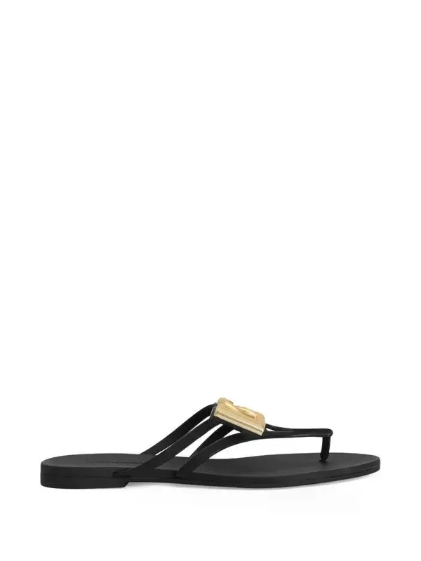 Dolce & Gabbana Logo Slides - Black