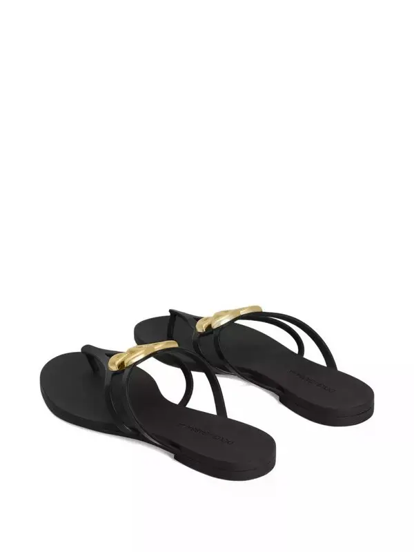 Dolce & Gabbana Logo Slides - Black