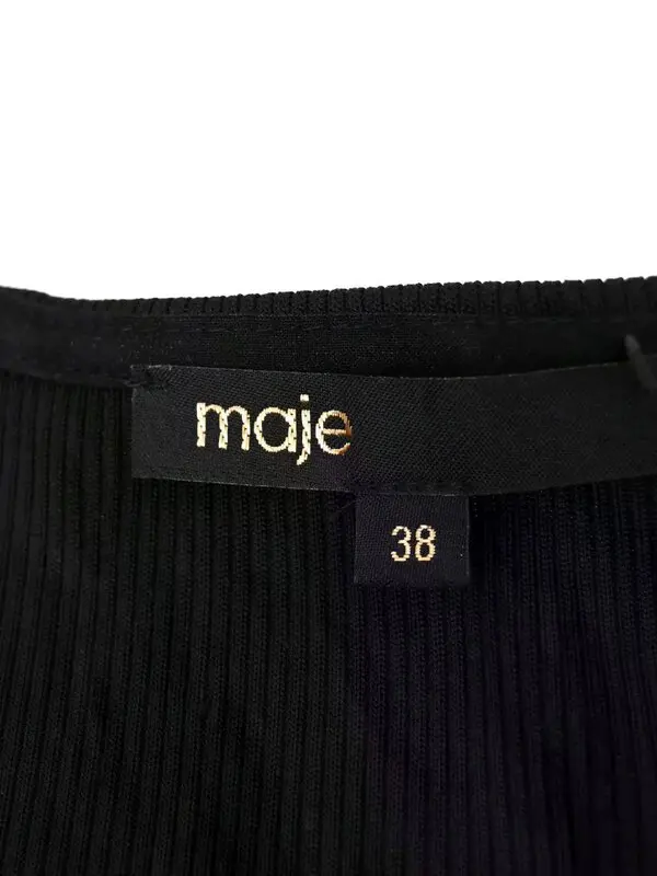 Maje Sequined Tiered Midi Dress